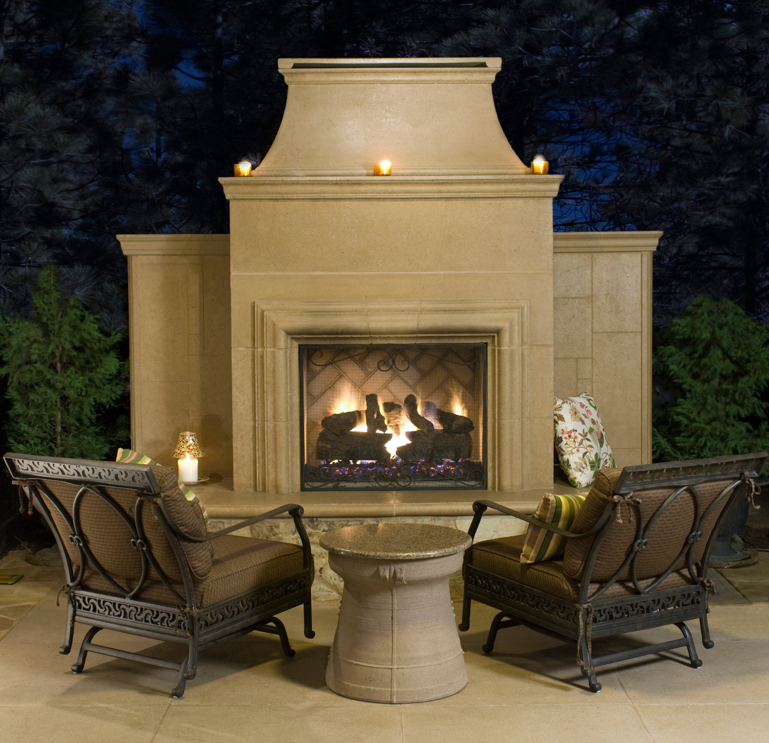 Traditional "Pre-Fab" Outdoor Fireplaces – CALWEST