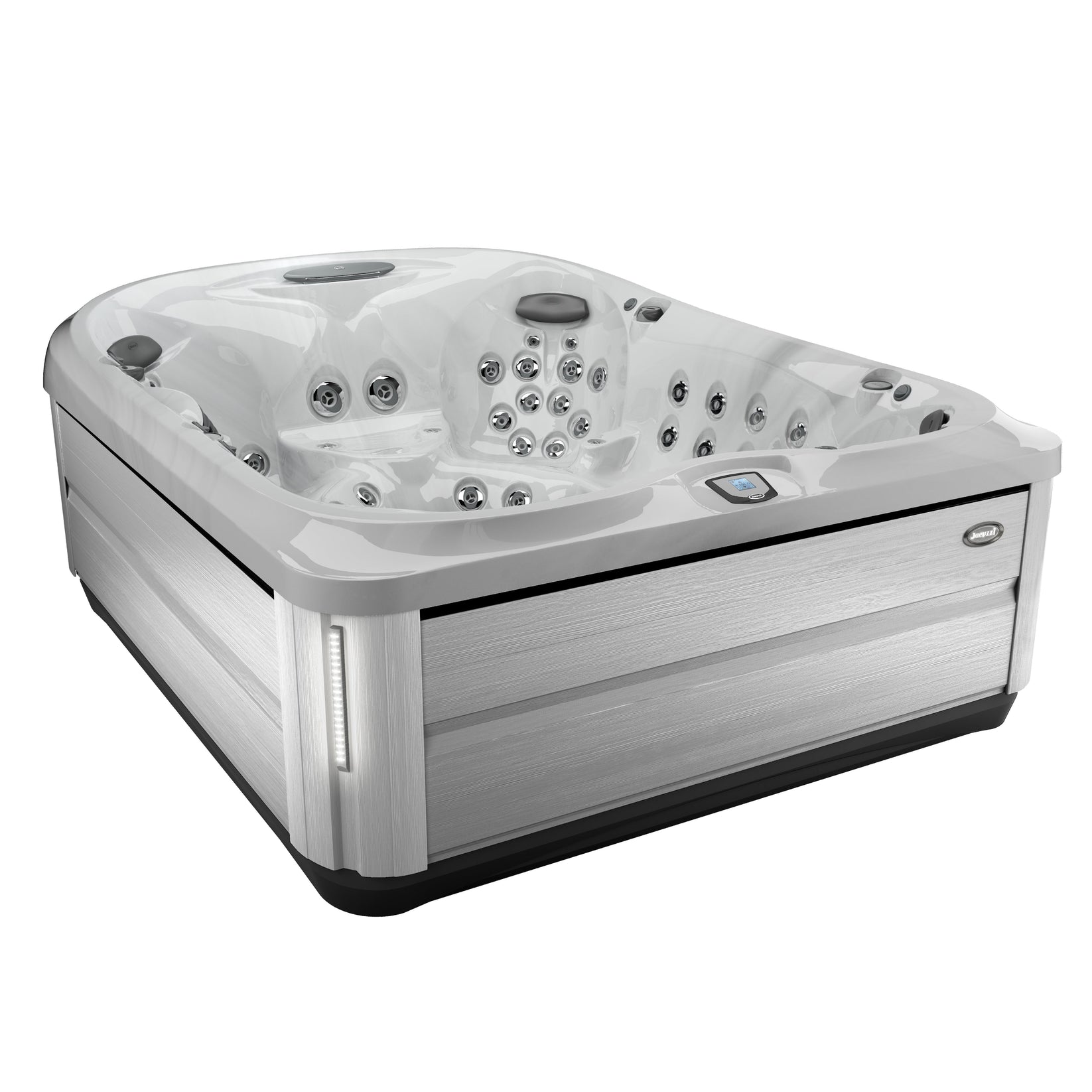 Jacuzzi® J-495™ Hot Tub Package - Platinum Brushed Gray – CALWEST